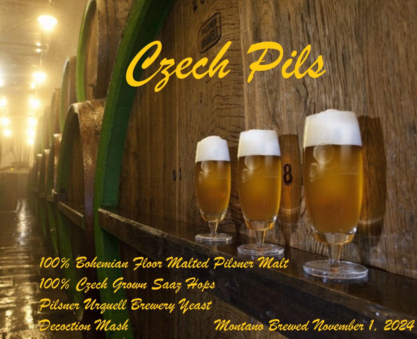Czech Pils 24 Beer Recipe | All Grain Czech Premium Pale Lager | Brewer ...